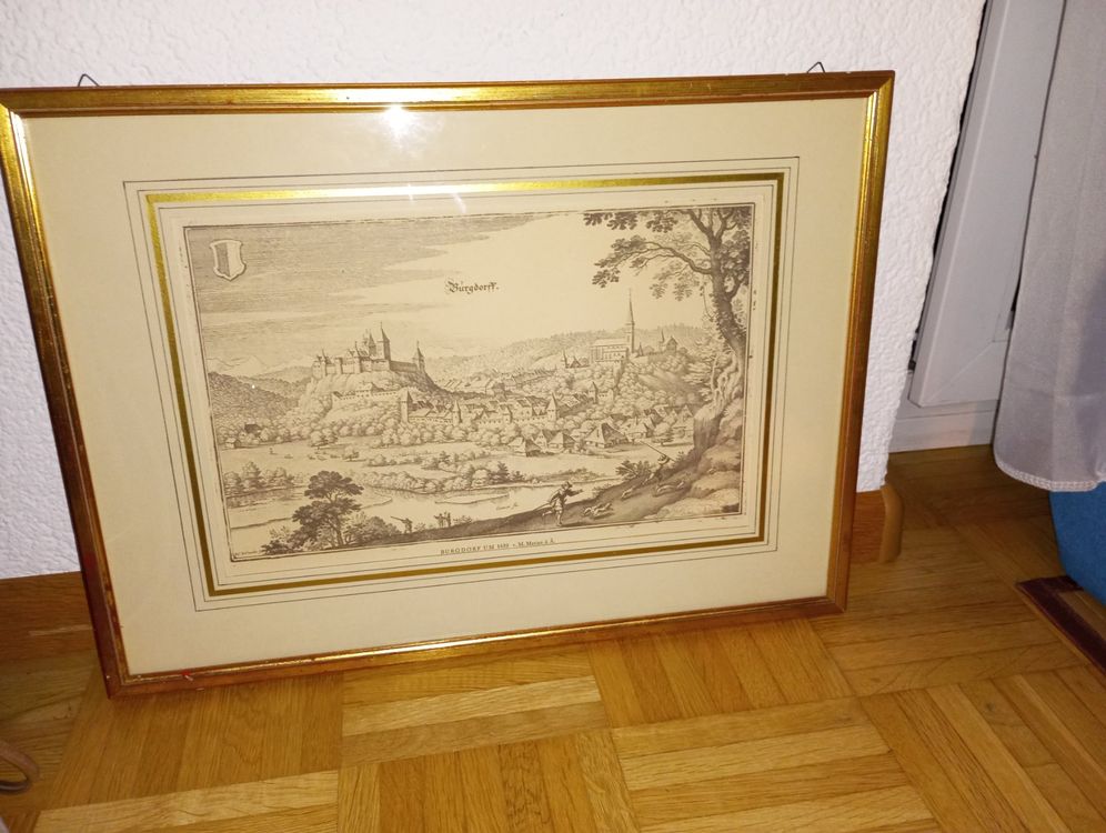 Burgdorf um.1650 - Matthäus Merian - Faksimiledruck | Kaufen auf Ricardo