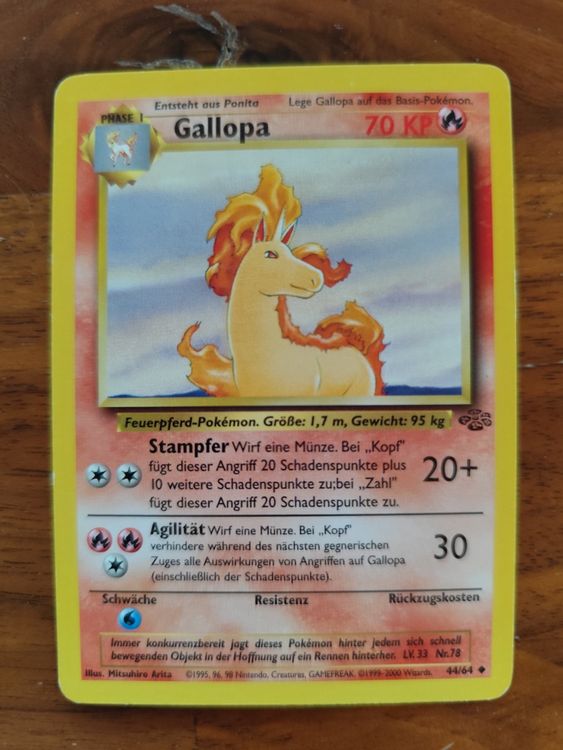 Pokemon Gallopa Jungle vintage Set | Kaufen auf Ricardo