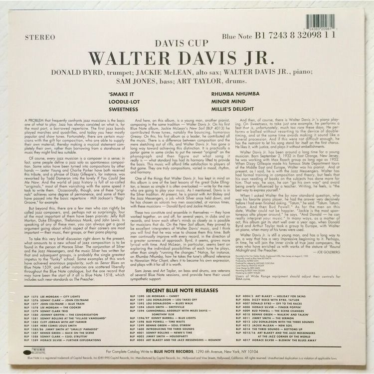 WALTER DAVIS JR. - DAVIS CUP (Neu und originalverpackt) in Bottens für ...