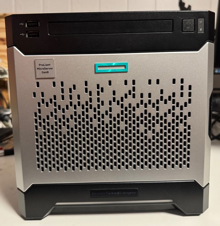 HPE ProLiant MicroServer Gen8, Xeon E3-1220L, 16Go, 4x1To (Gebraucht ...
