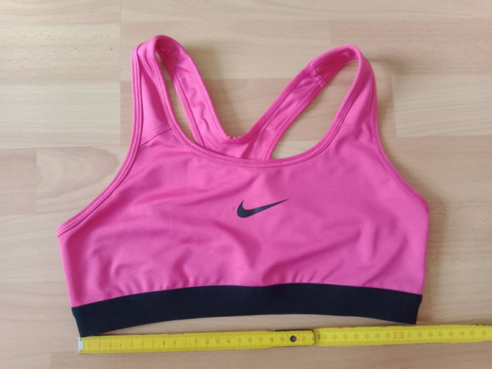 Nike dri-fit Swoosh pink Bra Sport BH Racerback Gr. M (Gebraucht) in ...