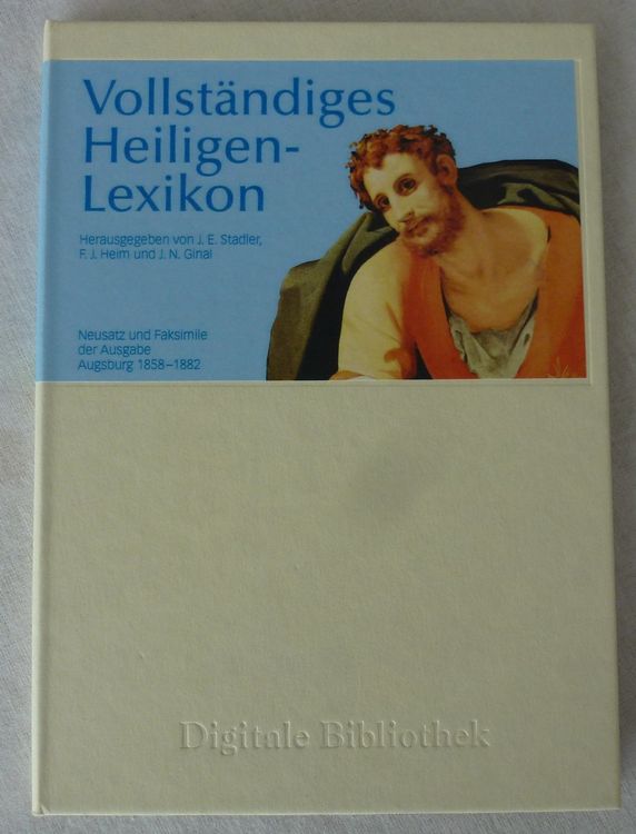 Digitale Bibliothek - Vollständiges Heiligen-Lexikon | Kaufen auf Ricardo