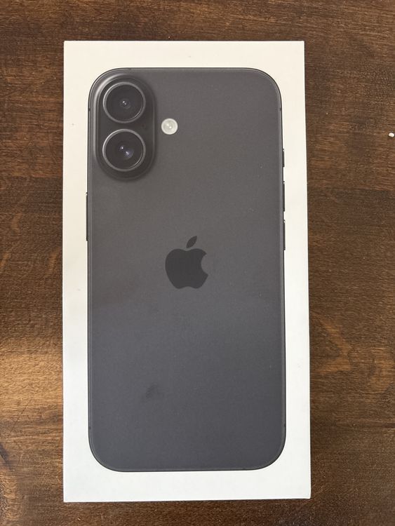 iPhone 16, Schwarz, 128 GB – Neu & Originalverpackt (Neu und ...