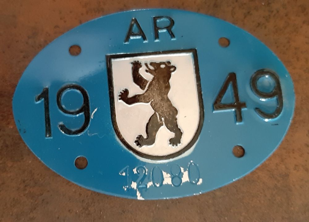 Velonummer AR 1949 (Gebraucht) in Uttwil für CHF 48 – mit Lieferung auf ...