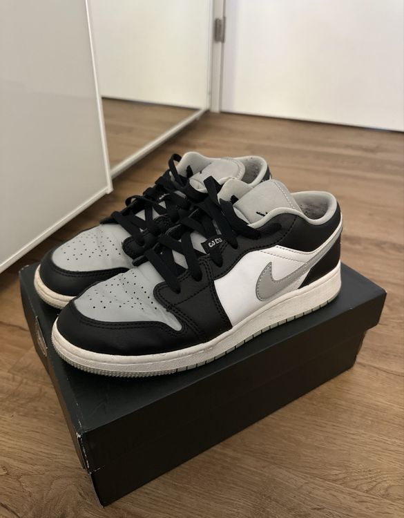 Air Jordan 1 Low Schwarz/Grau – Gr. EU 40 – mit Box (Gebraucht) in ...