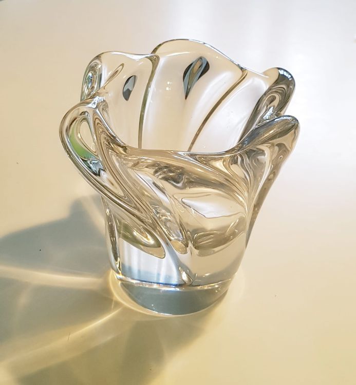 Kristallglas Vase von Jean Daum für Daum France, 1960er (Gebraucht) in ...