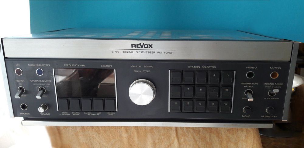 REVOX B 760 Synthesizer FM TUNER (Gebraucht) in Goldau für CHF 100 – mit Lieferung auf Ricardo ...