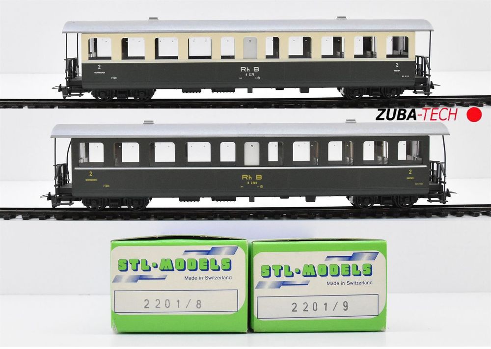 STL-Models 2x Plattformwagen RhB H0m GS (Gebraucht) in St. Gallen für ...