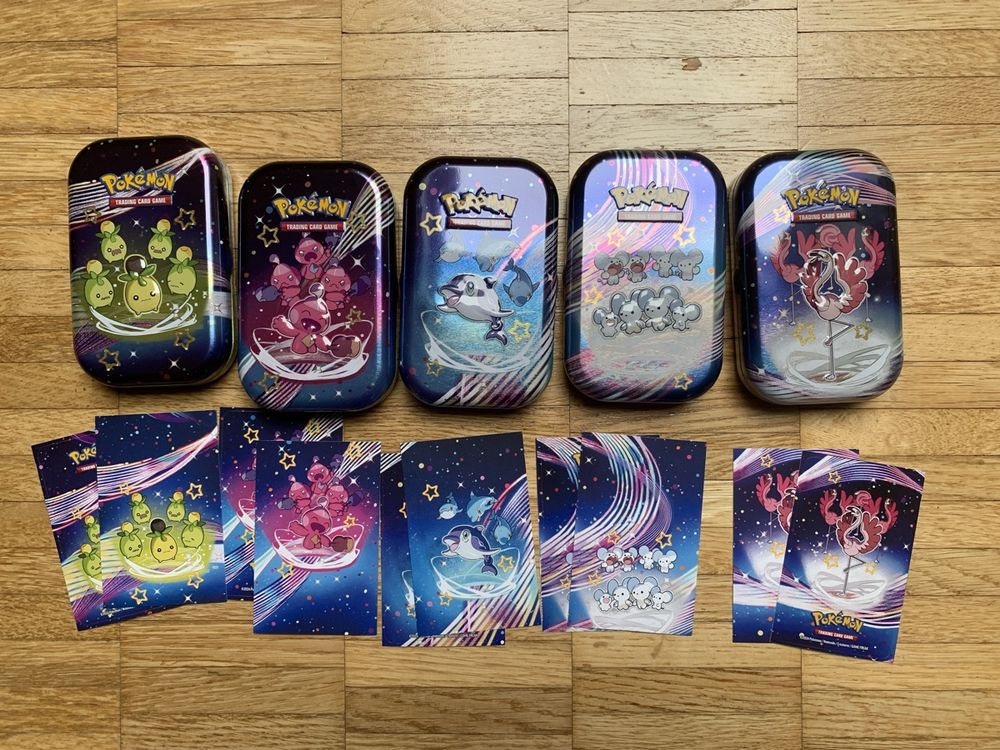 Alle 5 Mini Tin (leer) Pokemon Paldeas Schicksale | Kaufen auf Ricardo