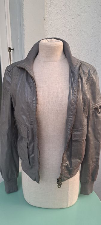 💎BALLY 1851 Heritage Lederjacke Lammnappa Grösse 38 💎 (Neu (gemäss ...