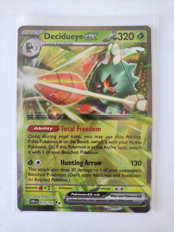 Pokemonkarte Obsidian Flames Decidueye EX 015/197 (Gebraucht) in Aarau ...