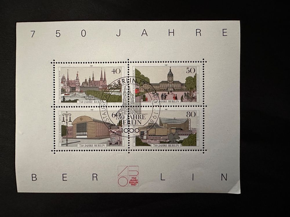 Berlin 750 Jahre Briefmarken-Block 1987 (Neu (gemäss Beschreibung)) in ...