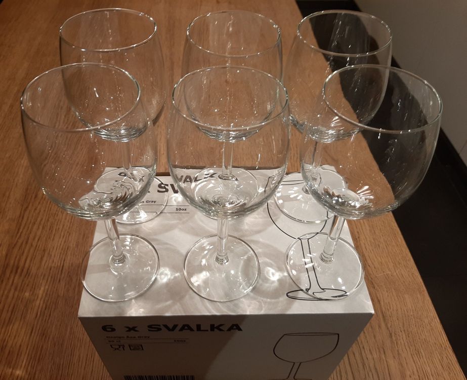 Weingläser IKEA SVALKA neu. 160 Stück (Neu und originalverpackt) in ...