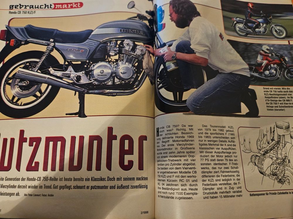 Motorrad 2/98 Suzuki GSX-R Honda CBR Yamaha YZF-R1 XZ-9R xx | Kaufen ...