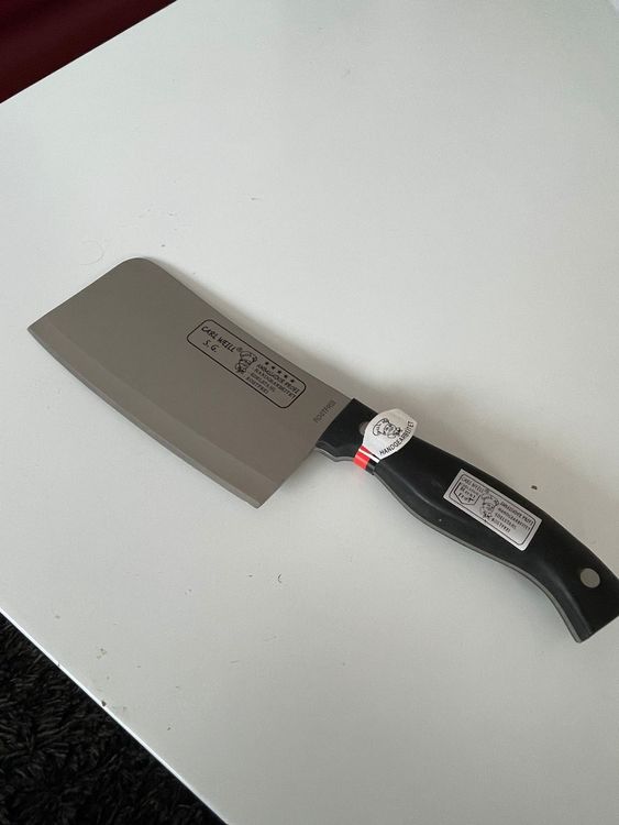 Carl Weill Hackmesser/ Hackbeil Handgearbeitet (Neu (gemäss ...