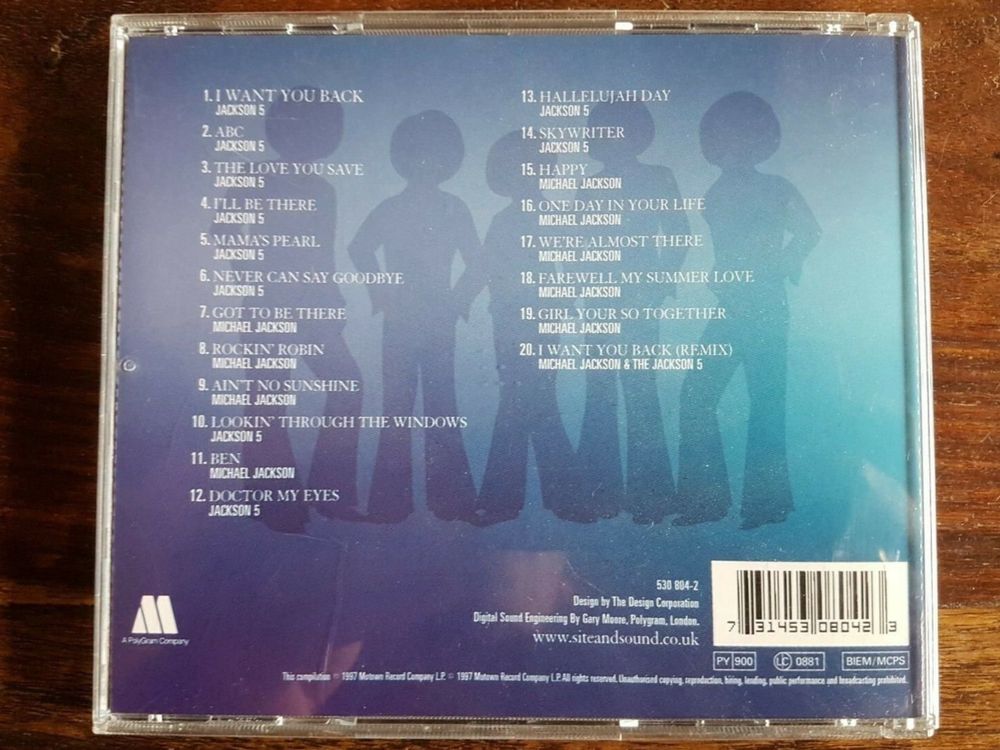 The Best of Michael Jackson & Jackson Five ©'1997 (Gebraucht) in St.Gallen für CHF 5 – mit ...
