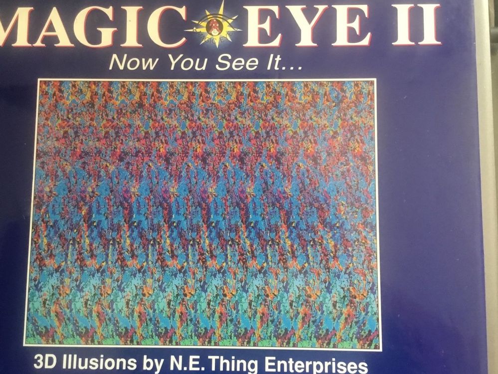 Magic Eye 3 Illusion. 2Bücher + Anleitung | Kaufen auf Ricardo