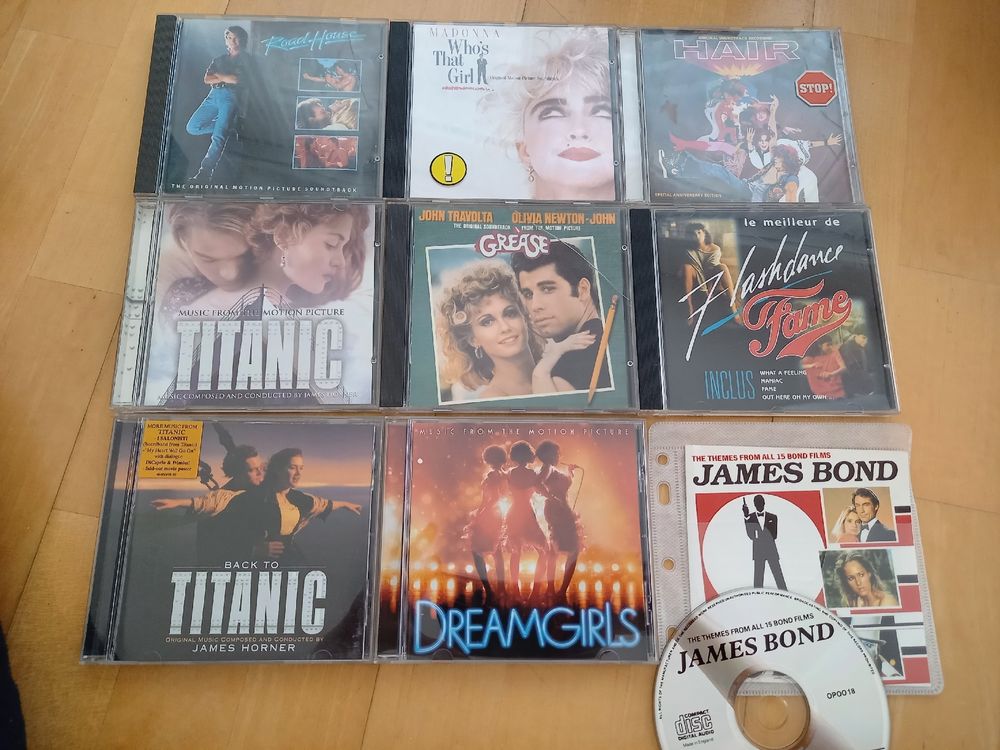 9 CD's Filmmusik US-Blockbuster | Kaufen auf Ricardo