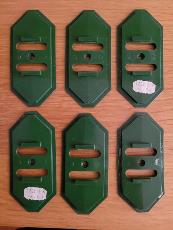 Märklin H0 7066 (467 P/3) 6x Unterlegplatte (Brückenpfeiler) (D ...