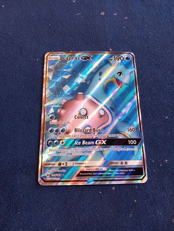 Lapras GX Full Art (EN) Sun & Moon Base Set 139/149 (Neu (gemäss ...