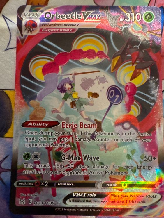 Orbeetle VMAX LOR TG13 EN - Lost Origin Pokemon (Neu (gemäss ...