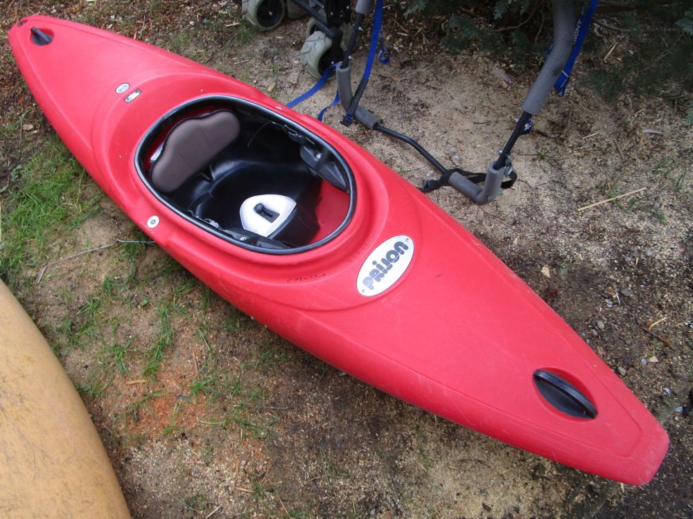 Wildwasser Kajak Prijon 267x60cm inkl Spritzdecke u Paddel | Kaufen auf ...
