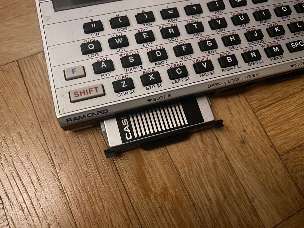 Casio FX-750P Personal Computer aus 1984 | Kaufen auf Ricardo