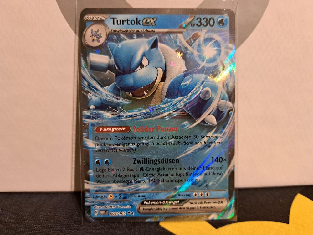 TURTOK EX 151 POKEMON KARTE 009/165 | Kaufen auf Ricardo