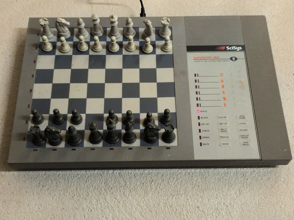 SciSys Superstar 36K Schachcomputer Vintage 80er (Gebraucht) in Zürich für CHF 50 – mit ...