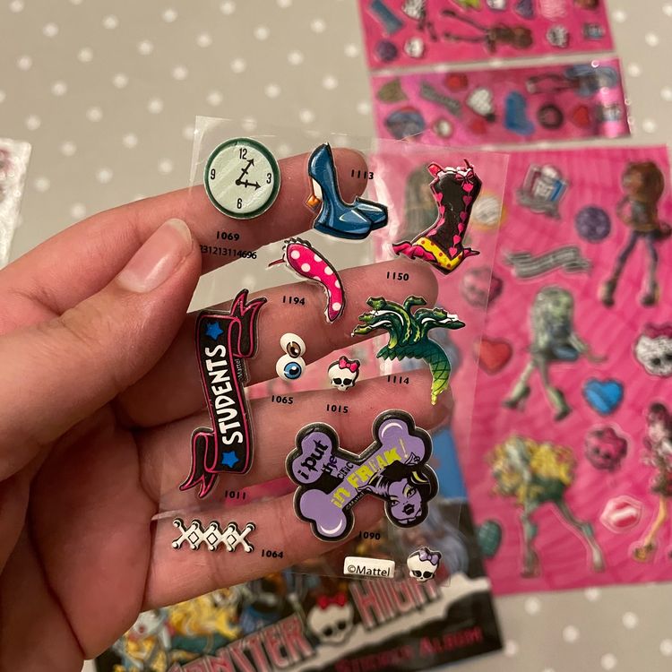 NEU: Monster High Sticker Set & Album Sammler | Kaufen auf Ricardo