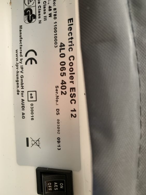 Audi Cool Box Kühlbox Original | Kaufen auf Ricardo