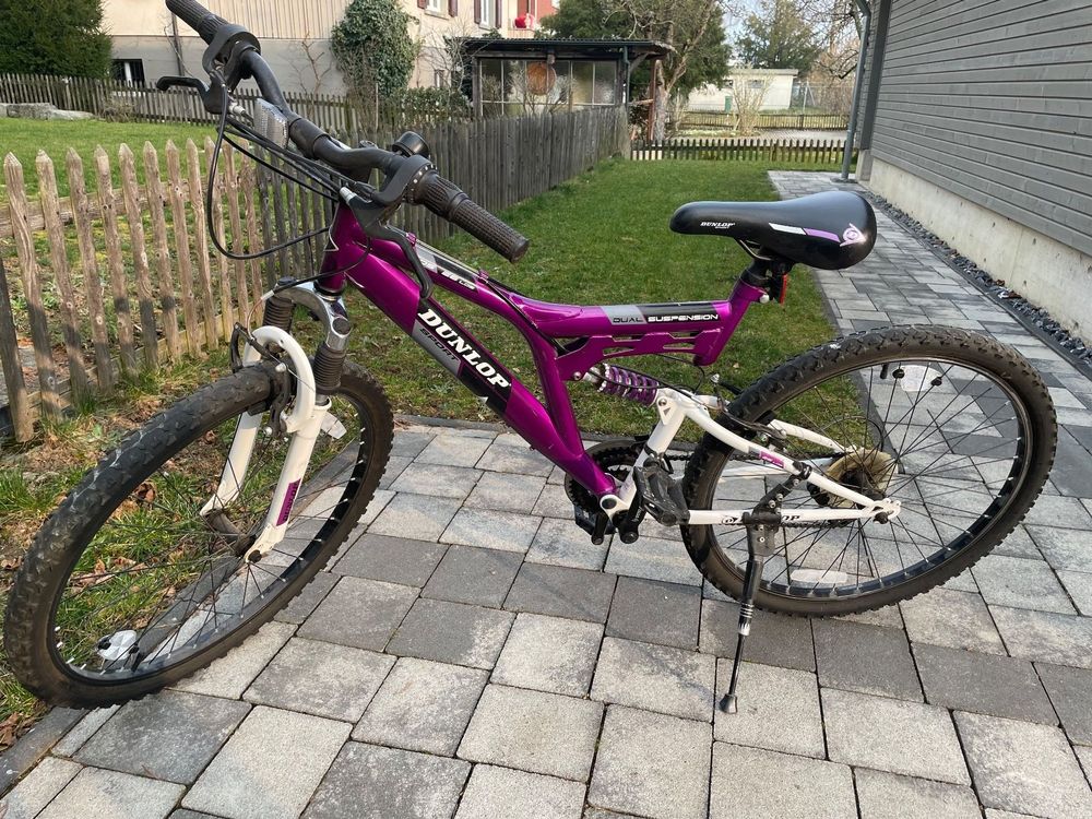Fahrrad Mountainbike 26 Zoll MTB Dunlop Pink ohne Schloss. (Gebraucht ...