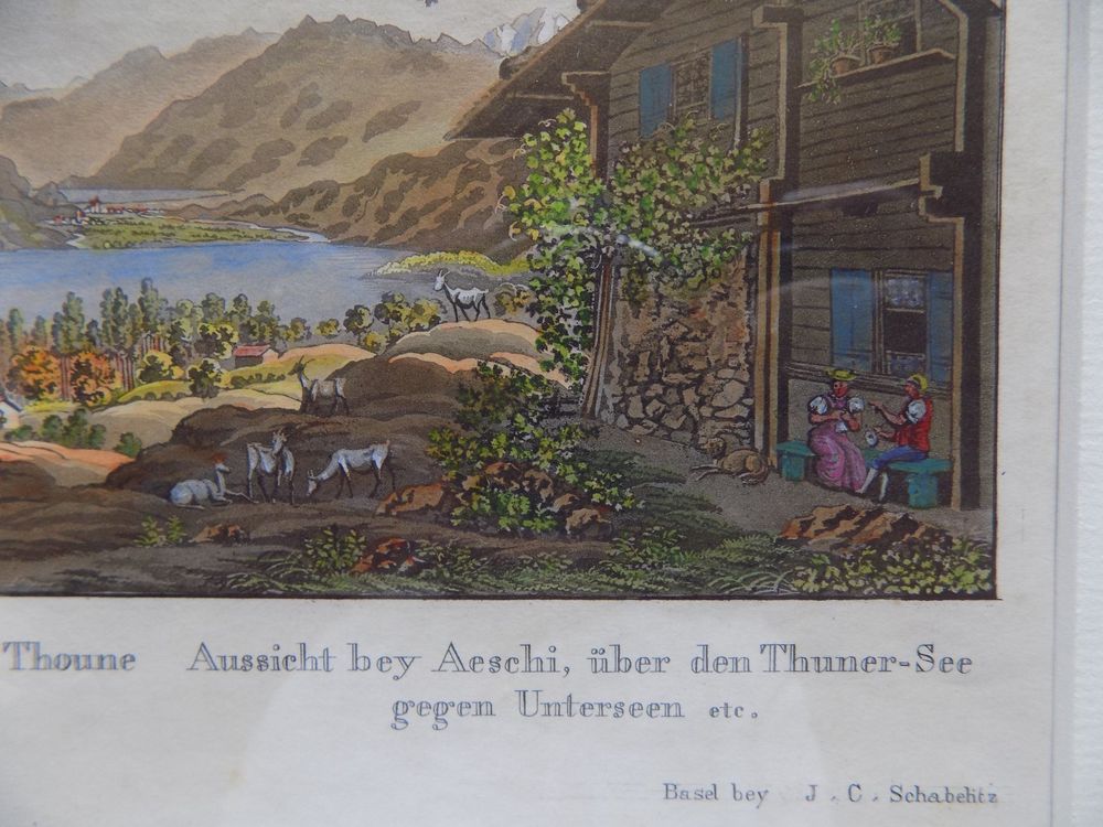 Aeschi Thunersee selten Goldrahmen (Gebraucht) in Risch für CHF 175 ...