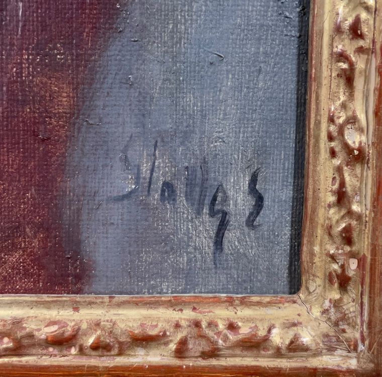 Strickende Dame Gemälde unleserlich Signiert (Gebraucht) in Root für CHF 35 – mit Lieferung auf ...