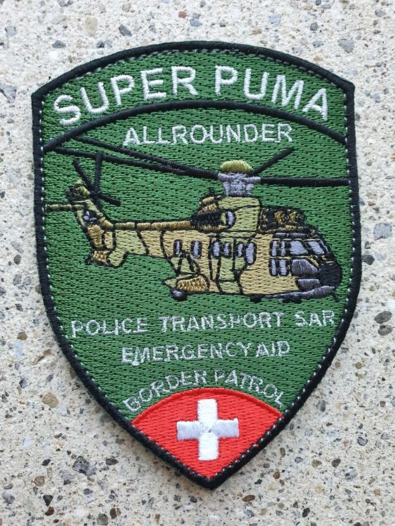 Badge Super Puma Police SAR mit klett (Neu und originalverpackt) in ...