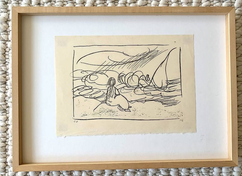 Holzschnitt von Franz Gertsch (Gebraucht) in Horboden für CHF 850 – nur Abholung auf Ricardo kaufen