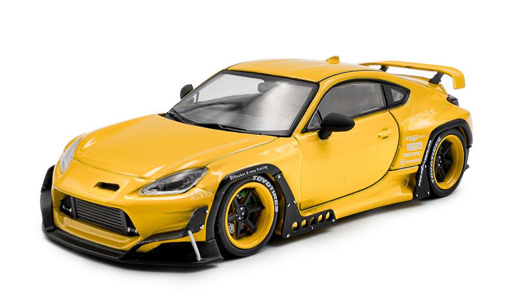 TOYOTA GR86 PANDEEM ROCKET BUNNY GELB 1:43 SOLIDO (Neu und ...