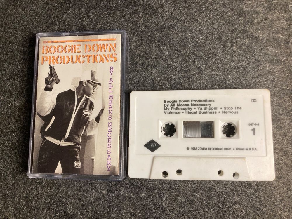 Boogie Down Productions - By All Means Necessary (MC) (D'occasion) à ...