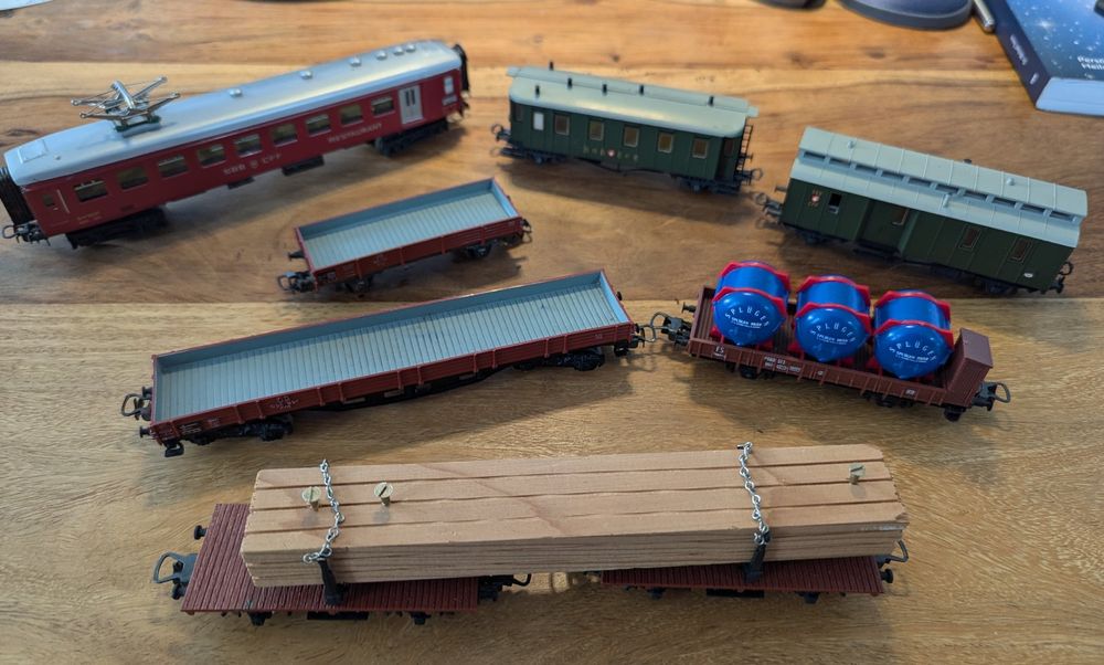 10 Märklin Wagons, 3 in Original Schachtel (Gebraucht) in Affoltern am ...
