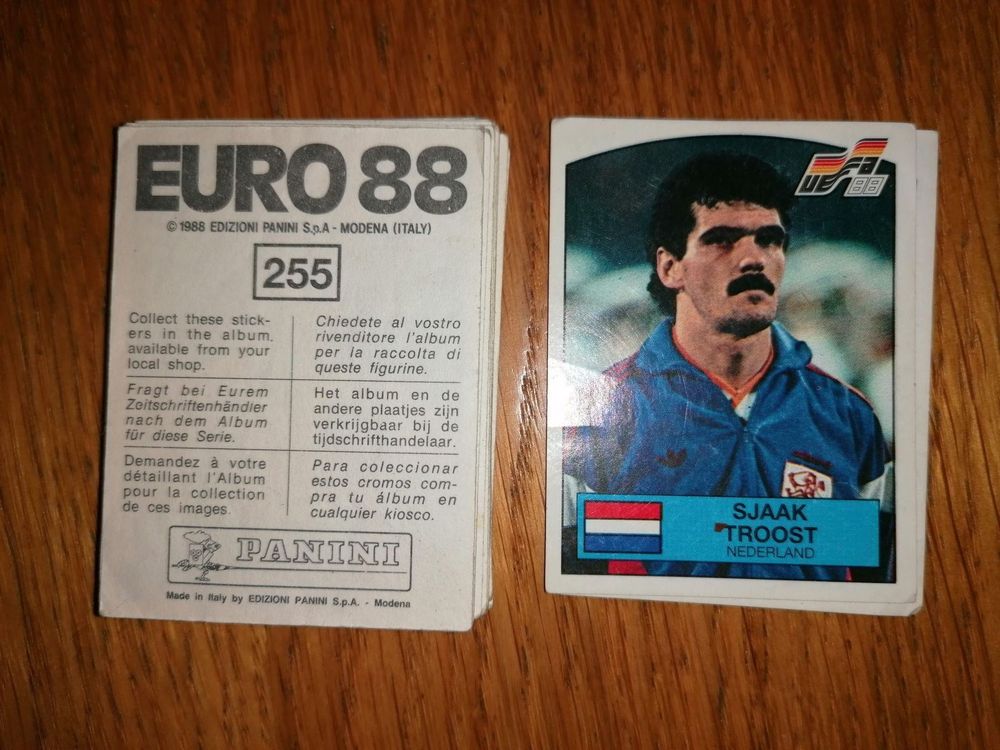 36 cartes panini Euro 1988 (Gebraucht) in Crissier für CHF 52 – mit ...