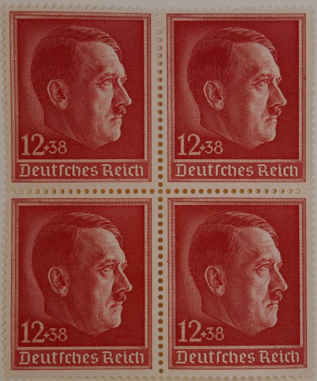 Deutsches Reich1938 Viererblock** Geburtstag des Führers (Neu (gemäss Beschreibung)) in Möhlin ...
