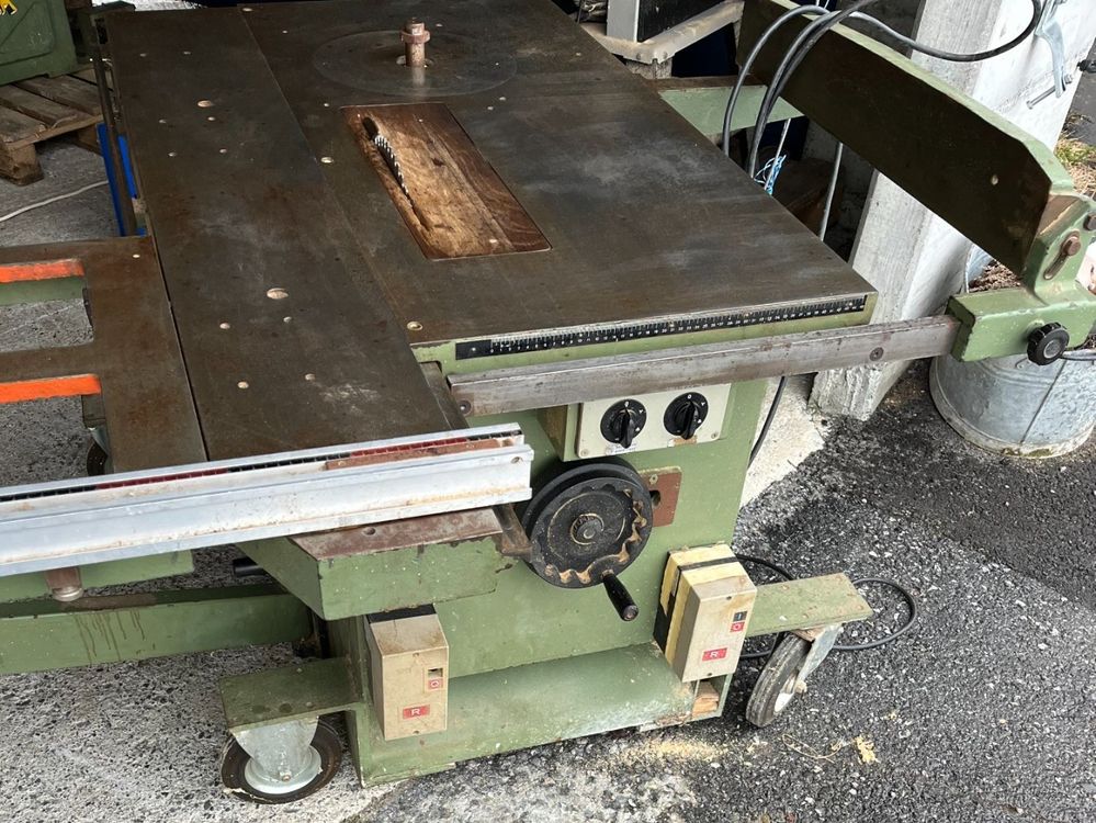 Kombimaschine Tischkreissäge und Kehlmaschine mit Zubehör (Gebraucht ...