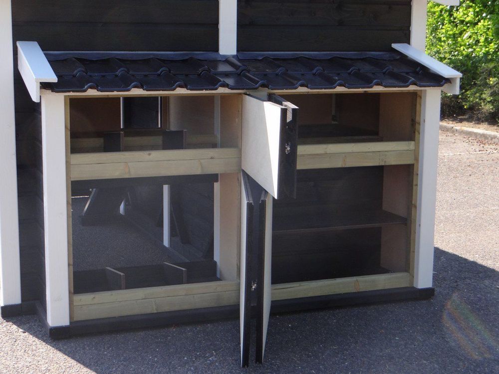 Kaninchenstall / Wachtelstall / Hühnerstall Silvan - Sanilu (Neu und ...