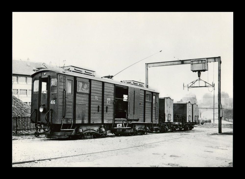 Tramway de Lausanne Fe 4/4 (416) wagons-containers Galicien | Kaufen ...