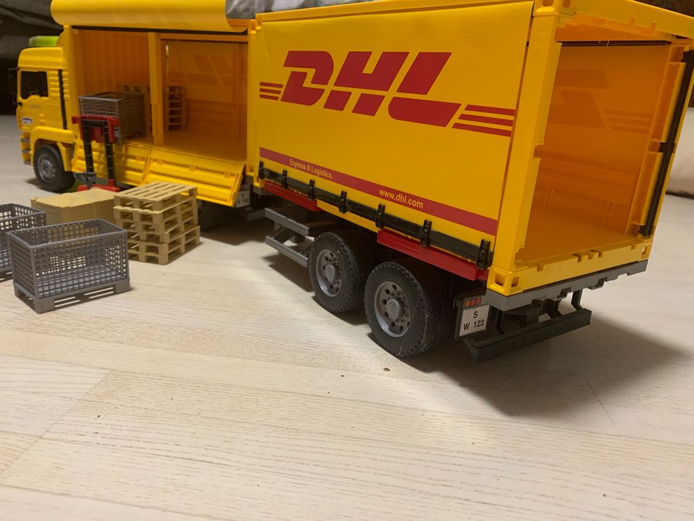 BRUDER DHL LKW, Camion mit Anhänger | Kaufen auf Ricardo