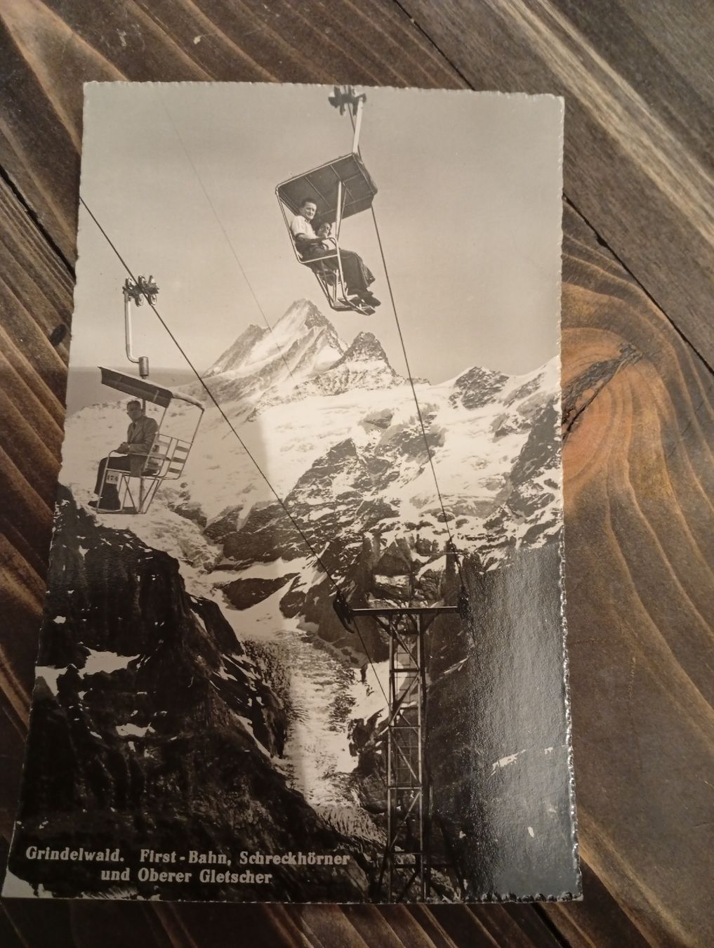 Grindelwald Vintage Postkarte, First-Bahn, Top Zustand! (Gebraucht) in ...