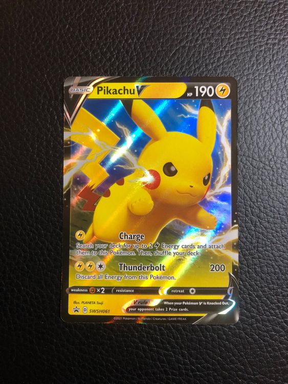 Pikachu V Promo SWSH061 Ab 1 (Gebraucht) in Paradiso für CHF 1 – mit ...