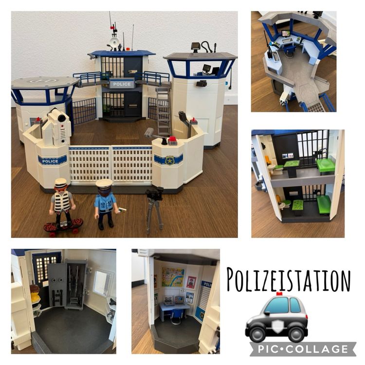 Playmobil Polizeistation inkl. Zusatz Alarmanlage (Neu (gemäss ...