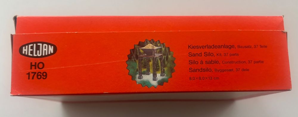 Heljan HO 1769 - Silo à sable / Kiesverladeanlage /Sand Silo (D ...