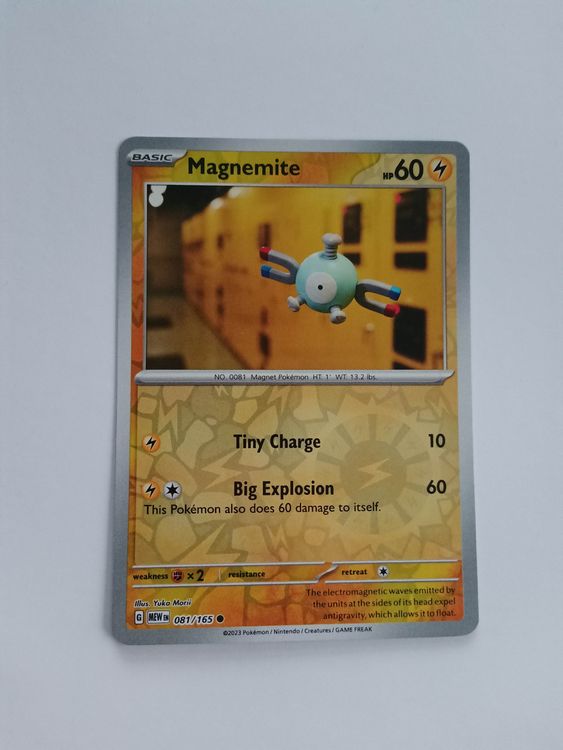 Magnemite Magnetilo - REVERSE HOLO - Pokemon 151 Mew | Kaufen auf Ricardo